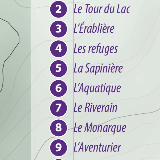 Prêt-à-Partir | Sentier le Panoramique Map by Rando Quebec | Avenza Maps