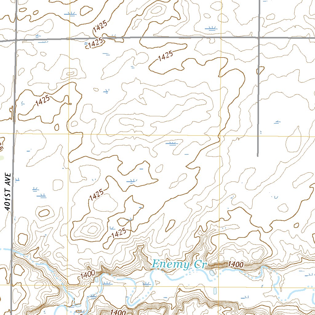 Betts, SD (2021, 24000-Scale) Map by United States Geological Survey ...
