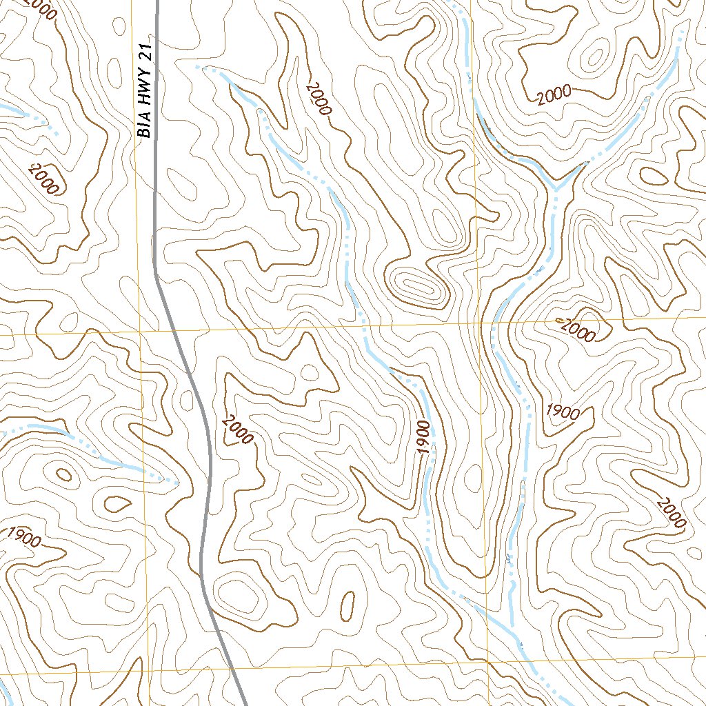 Bullhead, SD (2021, 24000-Scale) Map by United States Geological Survey ...