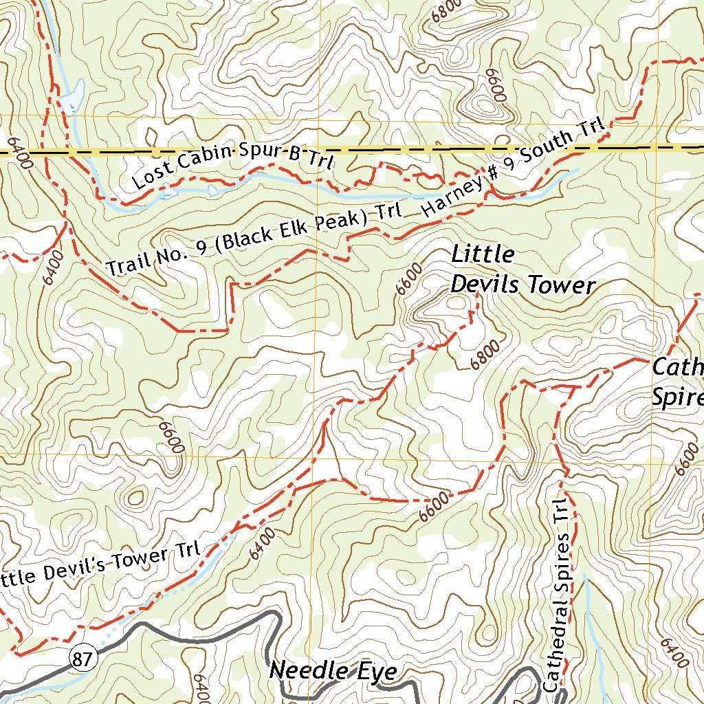 Custer, SD (2021, 24000-Scale) Map by United States Geological Survey ...