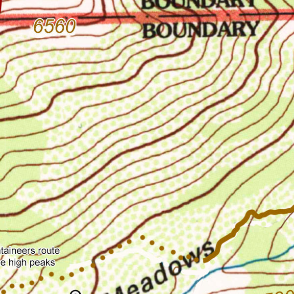 Trinity Alps Hiking Trails Map by Sacramento Valley Hiking Conference ...