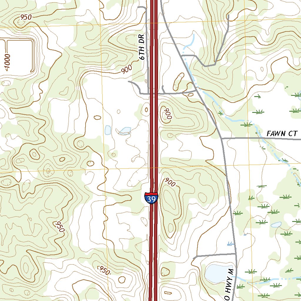 Packwaukee, WI (2022, 24000-Scale) Map by United States Geological ...