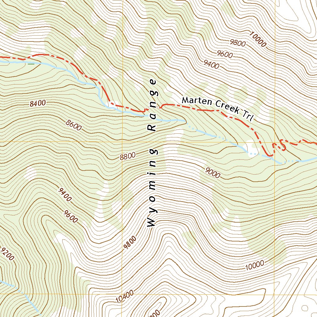Box Canyon Creek, WY (2021, 24000-Scale) Map by United States ...