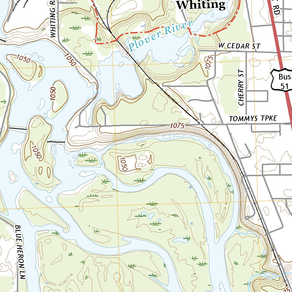 Whiting, WI (2022, 24000-Scale) Map by United States Geological Survey ...