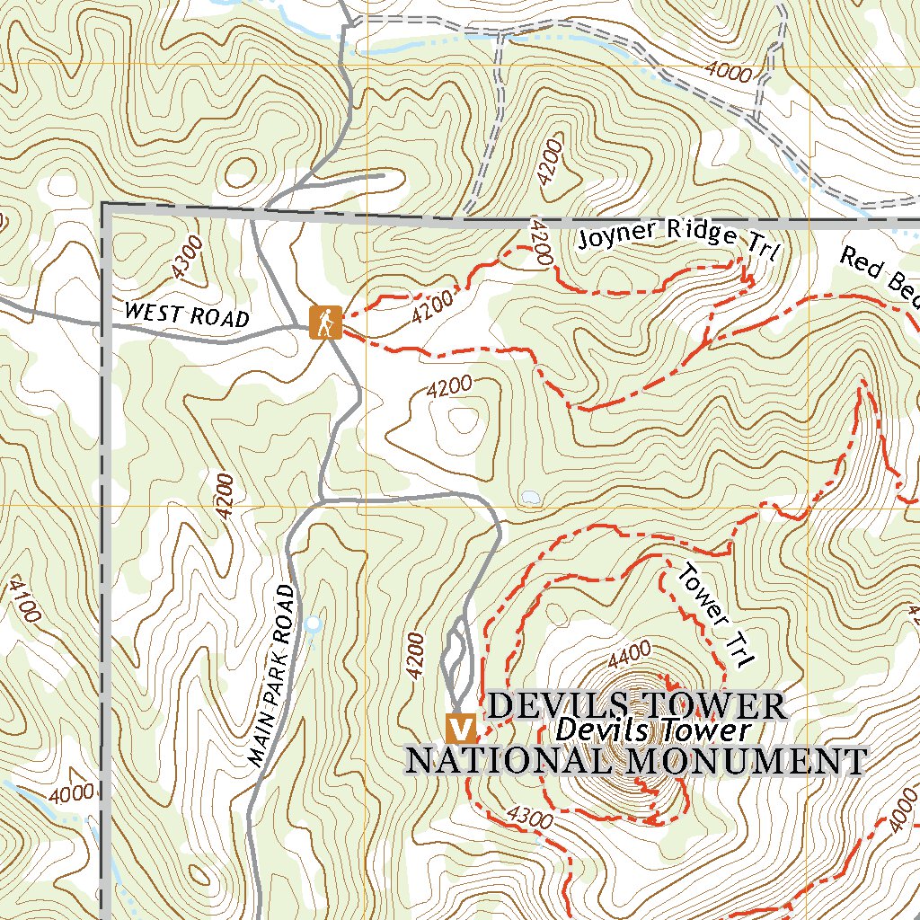 Devils Tower, WY (2021, 24000-Scale) Map by United States Geological ...