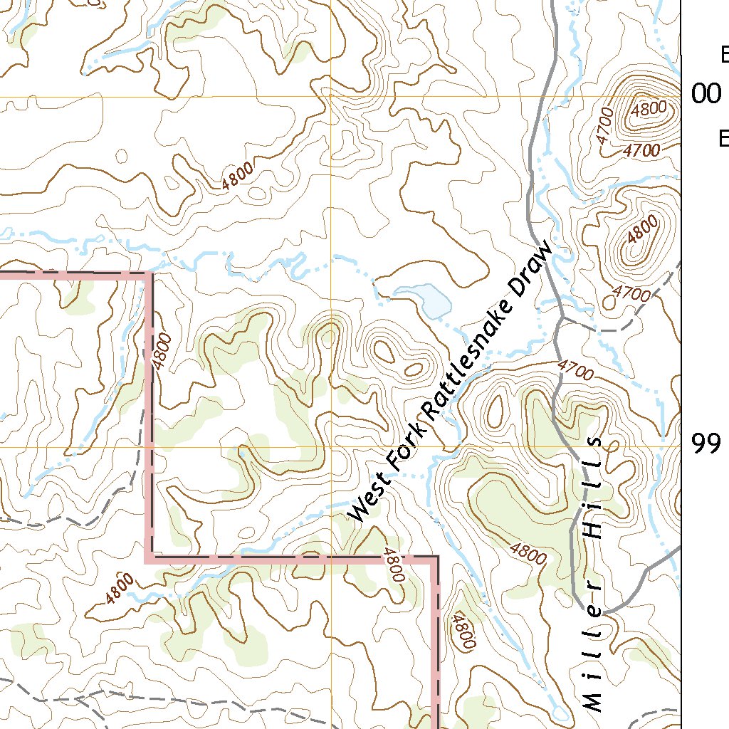 Esau Spring, WY (2021, 24000-Scale) Map by United States Geological ...