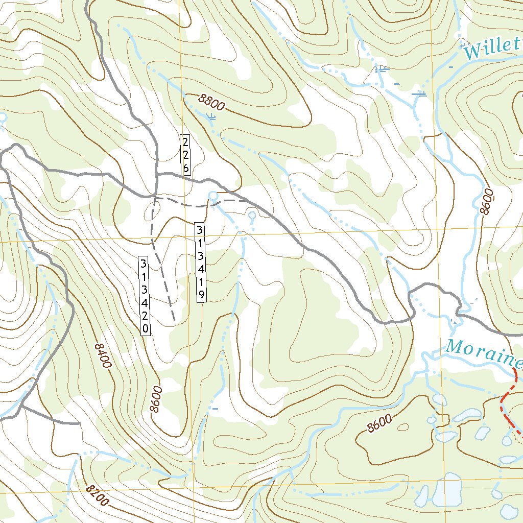 Shell Reservoir, WY (2021, 24000-Scale) Map by United States Geological ...