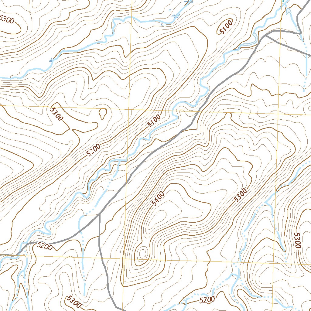 Thompson Reservoirs, WY (2021, 24000-Scale) Map by United States ...