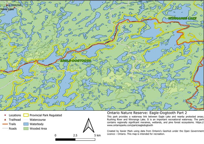 Ontario Nature Reserve: Eagle-Dogtooth Part 2 Map by Xavier Maps ...