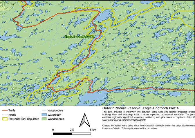 Ontario Nature Reserve: Eagle-Dogtooth Part 4 Map by Xavier Maps ...