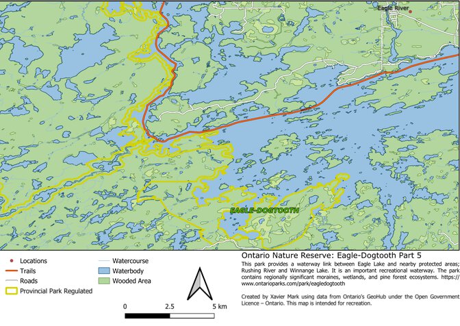 Ontario Nature Reserve: Eagle-Dogtooth Part 5 Map by Xavier Maps ...