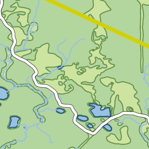 Ontario Nature Reserve: Wenebegon River Part 5 Map by Xavier Maps ...