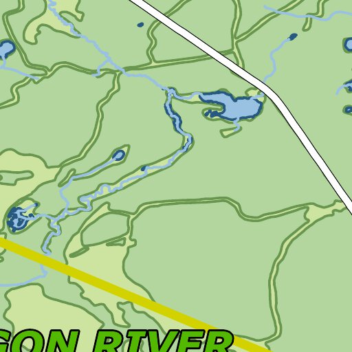 Ontario Nature Reserve: Wenebegon River Part 5 Map by Xavier Maps ...