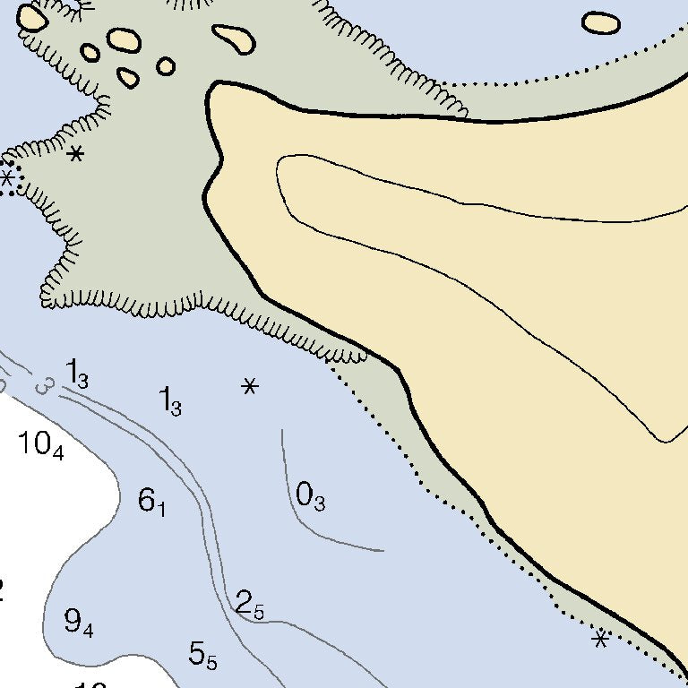 Martin Harbor Map by National Oceanographic & Atmospheric ...