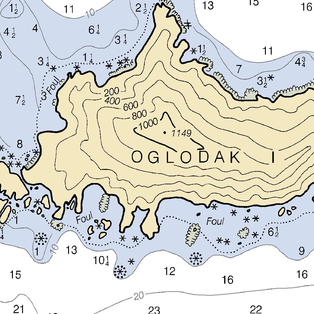 Atka Island To Chugul Island Map by National Oceanographic ...