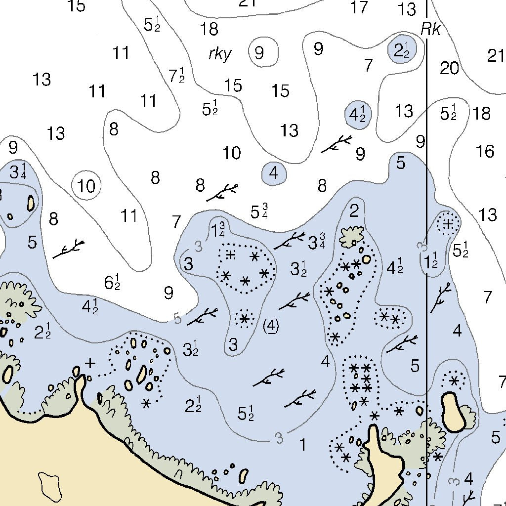 Alaid And Nizki Islands Map by National Oceanographic & Atmospheric ...