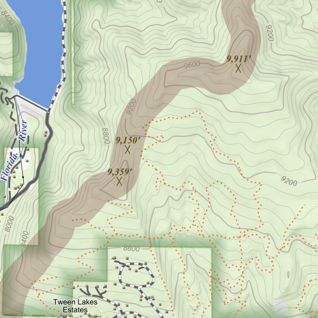 Forest Lakes, Colorado 15 Minute Topographic Map - Game Management ...