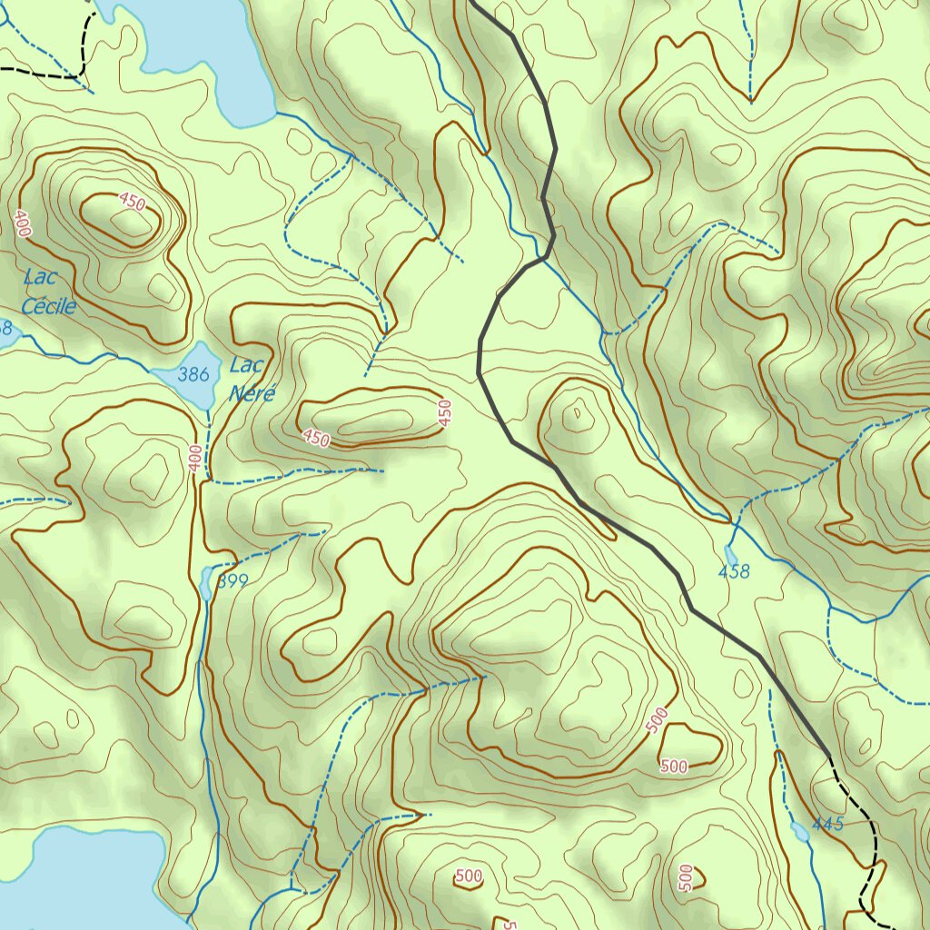 022D14 LAC VERMONT Map by GPS Quebec inc. | Avenza Maps