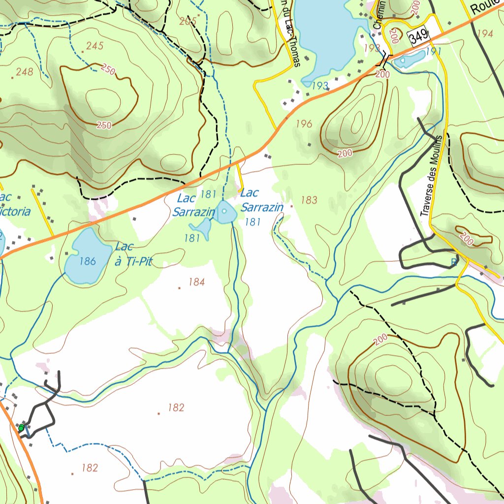 031I06 SAINT-GABRIEL-DE-BRANDON Map by GPS Quebec inc. | Avenza Maps