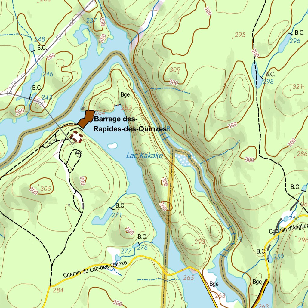 031M11 ANGLIERS Map by GPS Quebec inc. | Avenza Maps