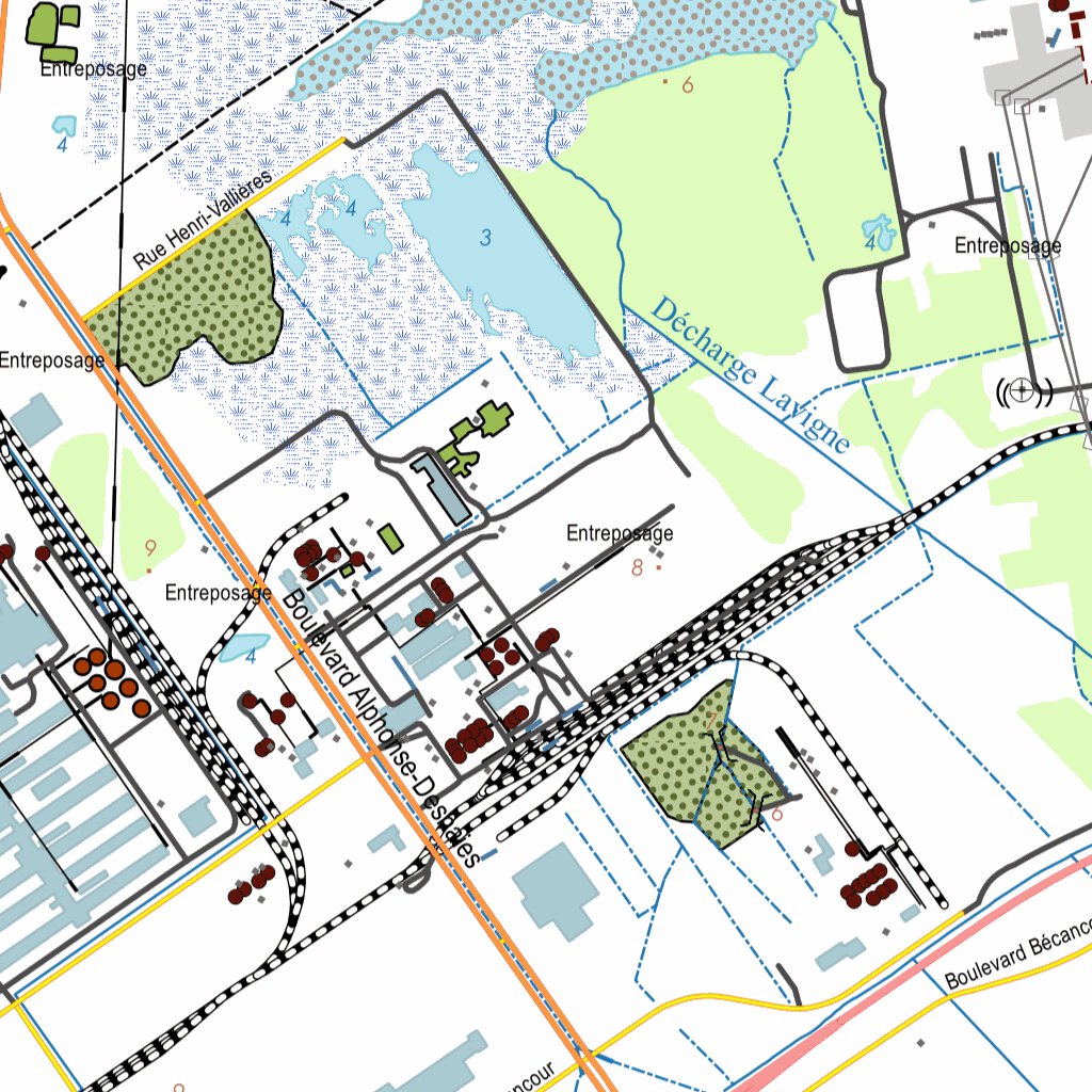 031I08 BECANCOUR Map by GPS Quebec inc. | Avenza Maps