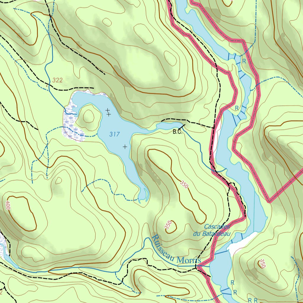 031K14 LAC BRULE Map by GPS Quebec inc. | Avenza Maps
