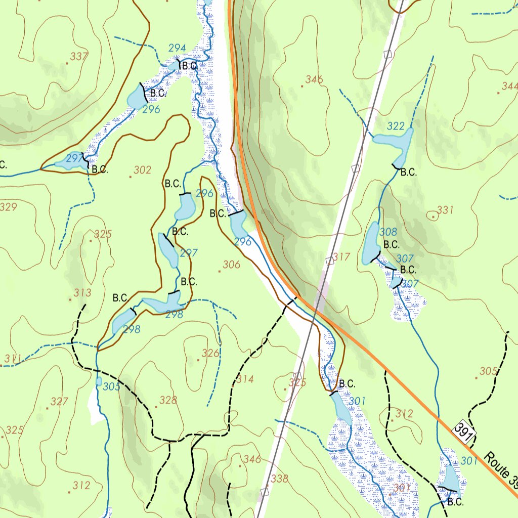 031M14 LAC BARRIERE Map by GPS Quebec inc. | Avenza Maps