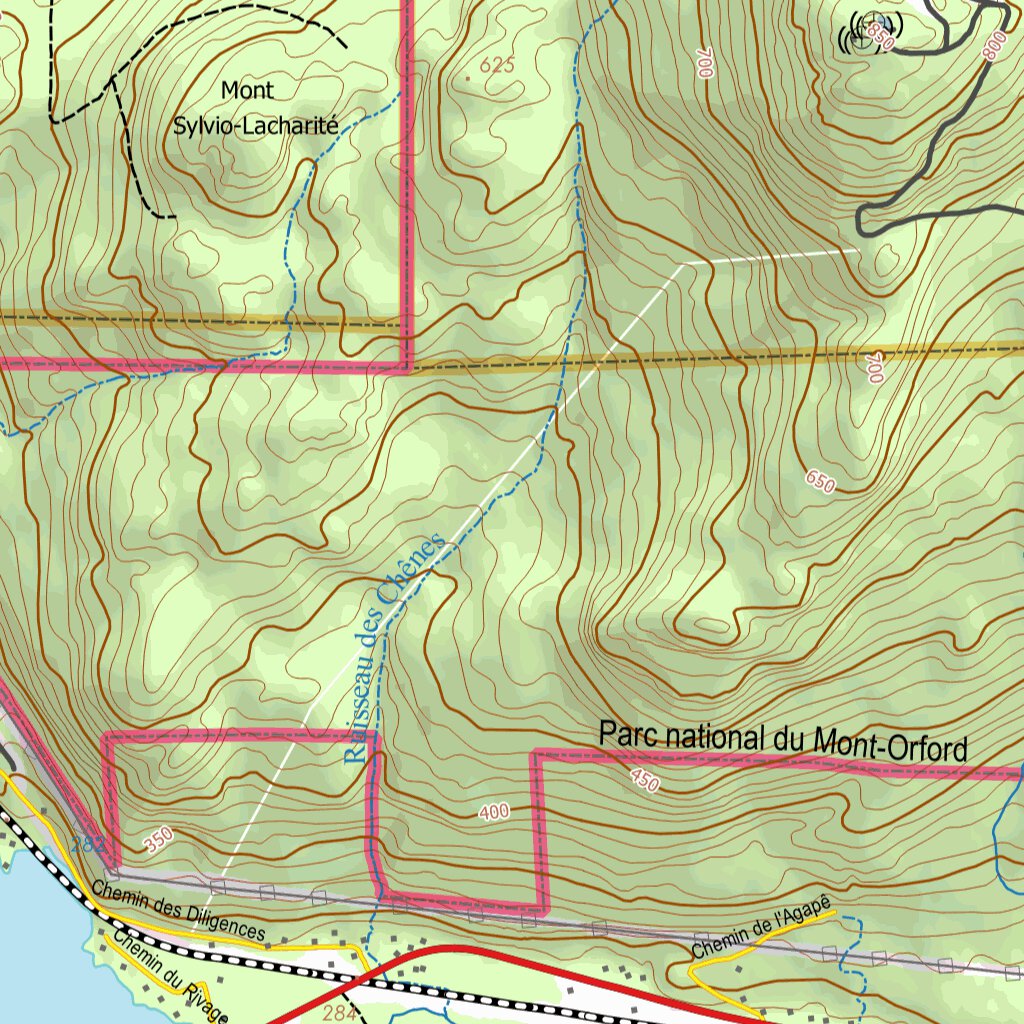 031H08 MONT ORFORD Map by GPS Quebec inc. | Avenza Maps