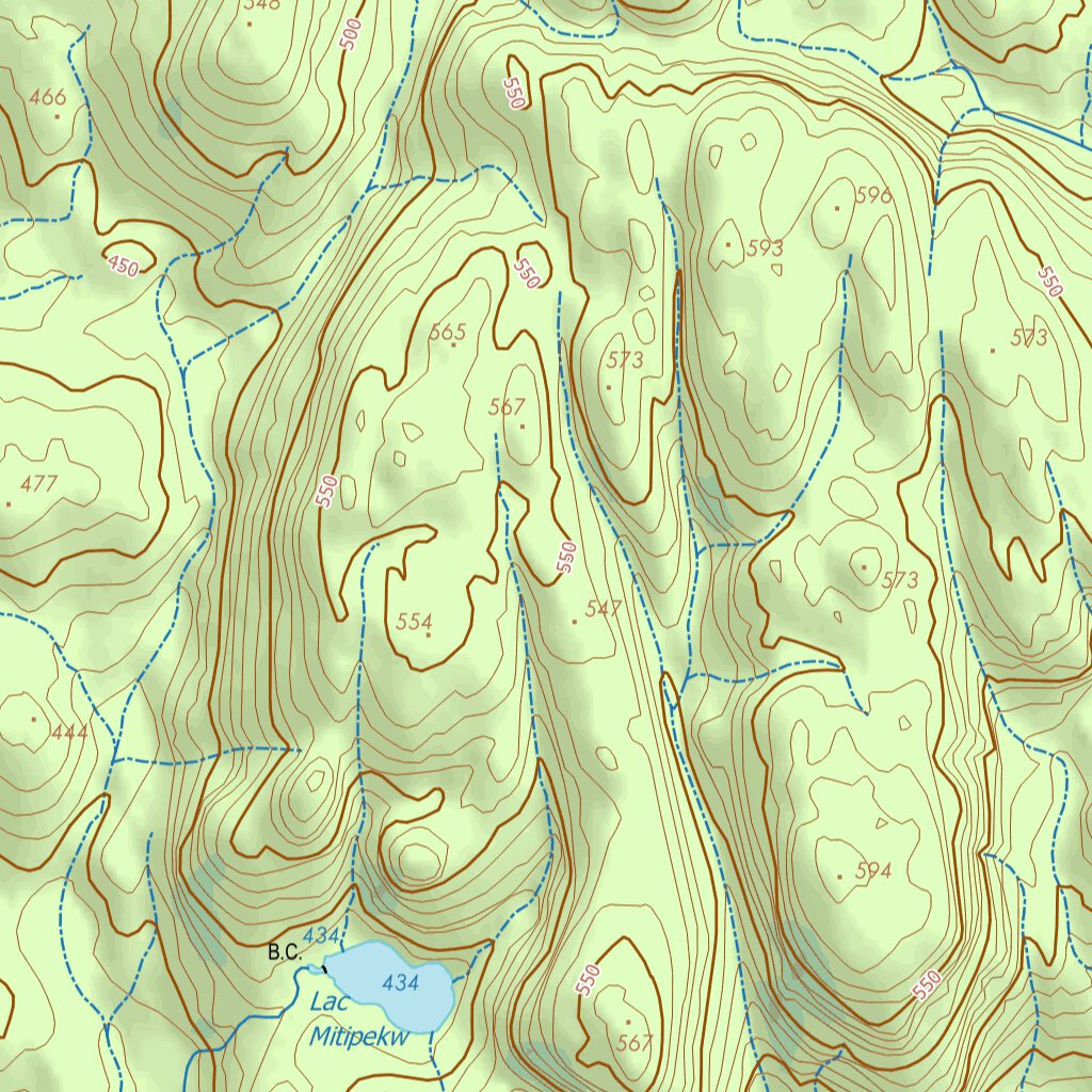 032A04 LAC LAREAU Map by GPS Quebec inc. | Avenza Maps