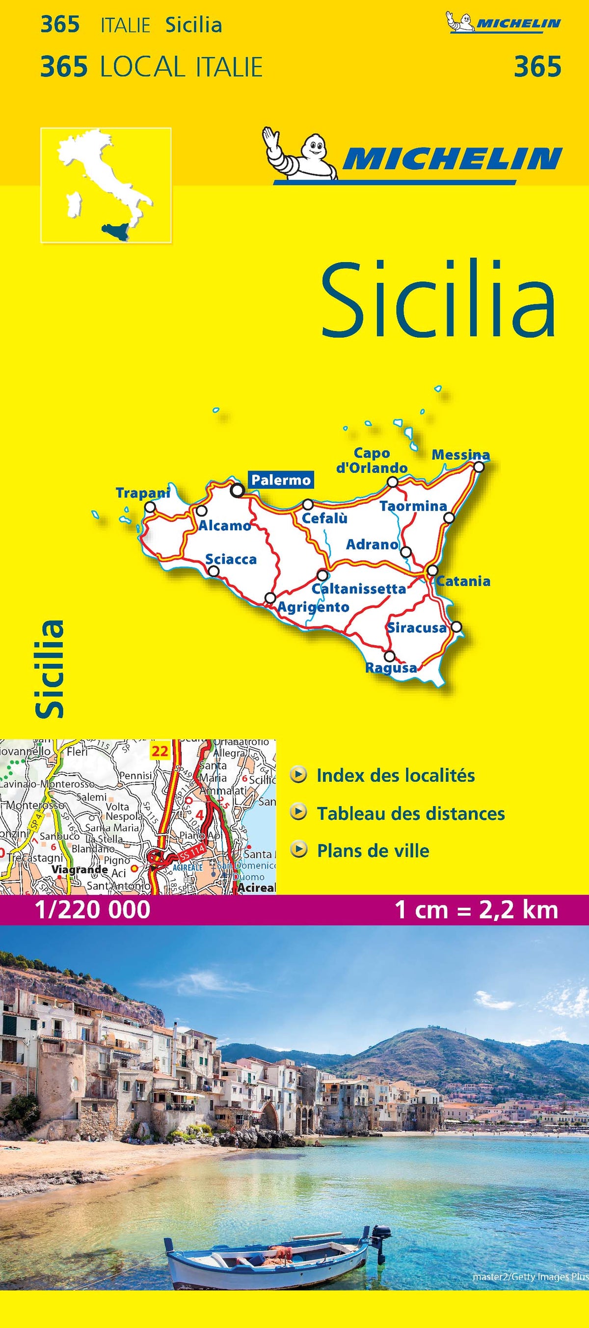 Sicilia Map by Michelin | Avenza Maps