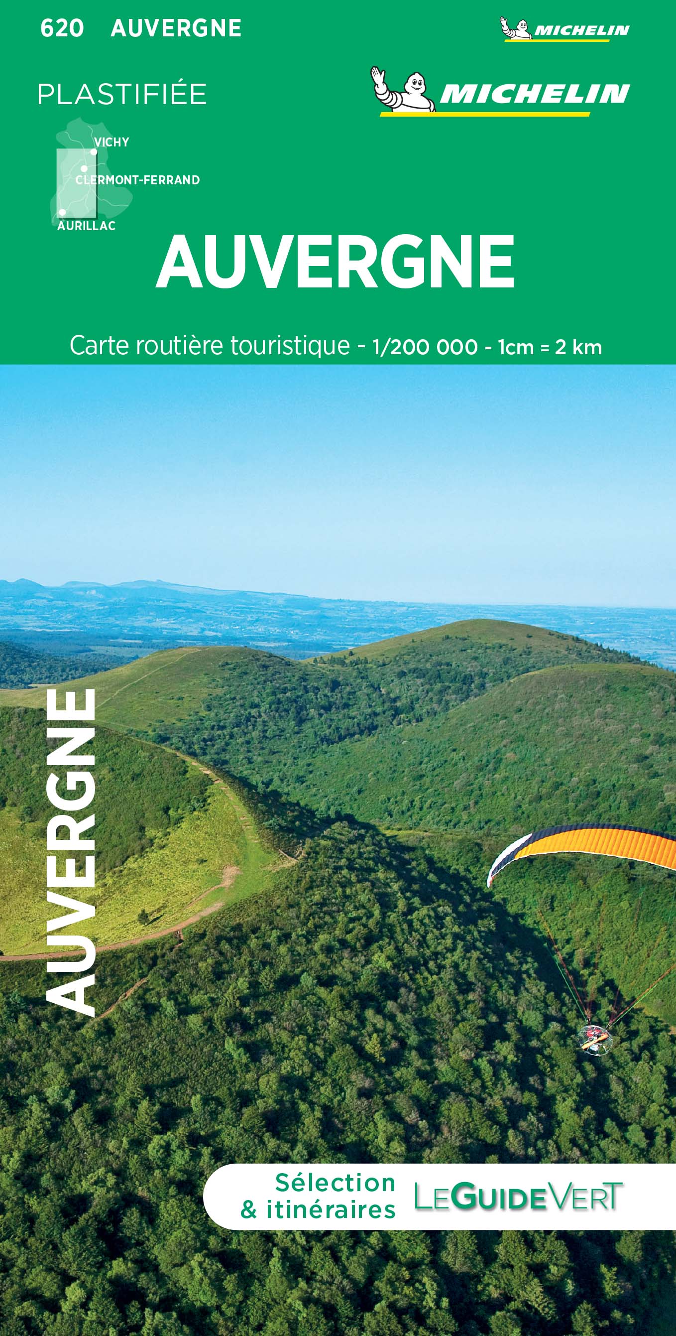 Carte Routiere Touristique Auvergne Map by Michelin | Avenza Maps