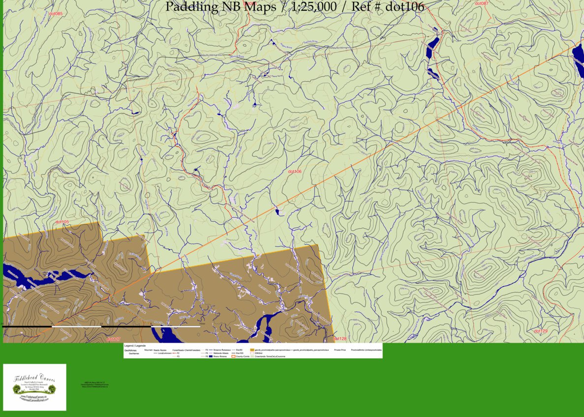 dot106 Map by Fiddlehead Canoes | Avenza Maps