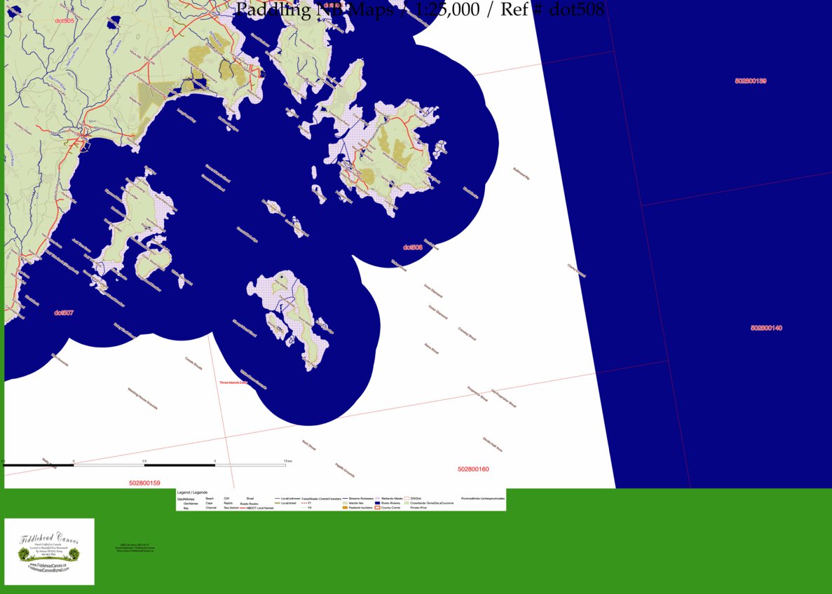 dot508 Map by Fiddlehead Canoes | Avenza Maps