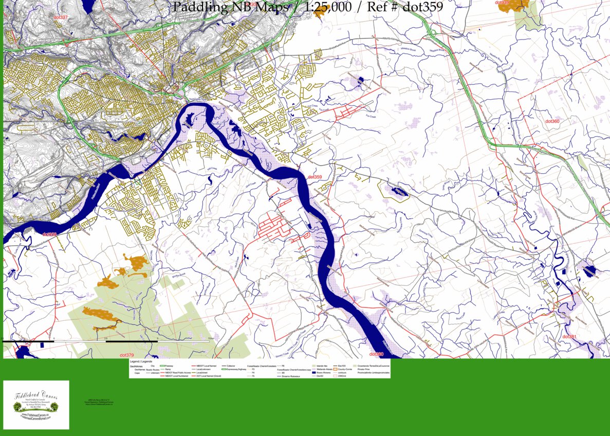 dot359 Map by Fiddlehead Canoes | Avenza Maps