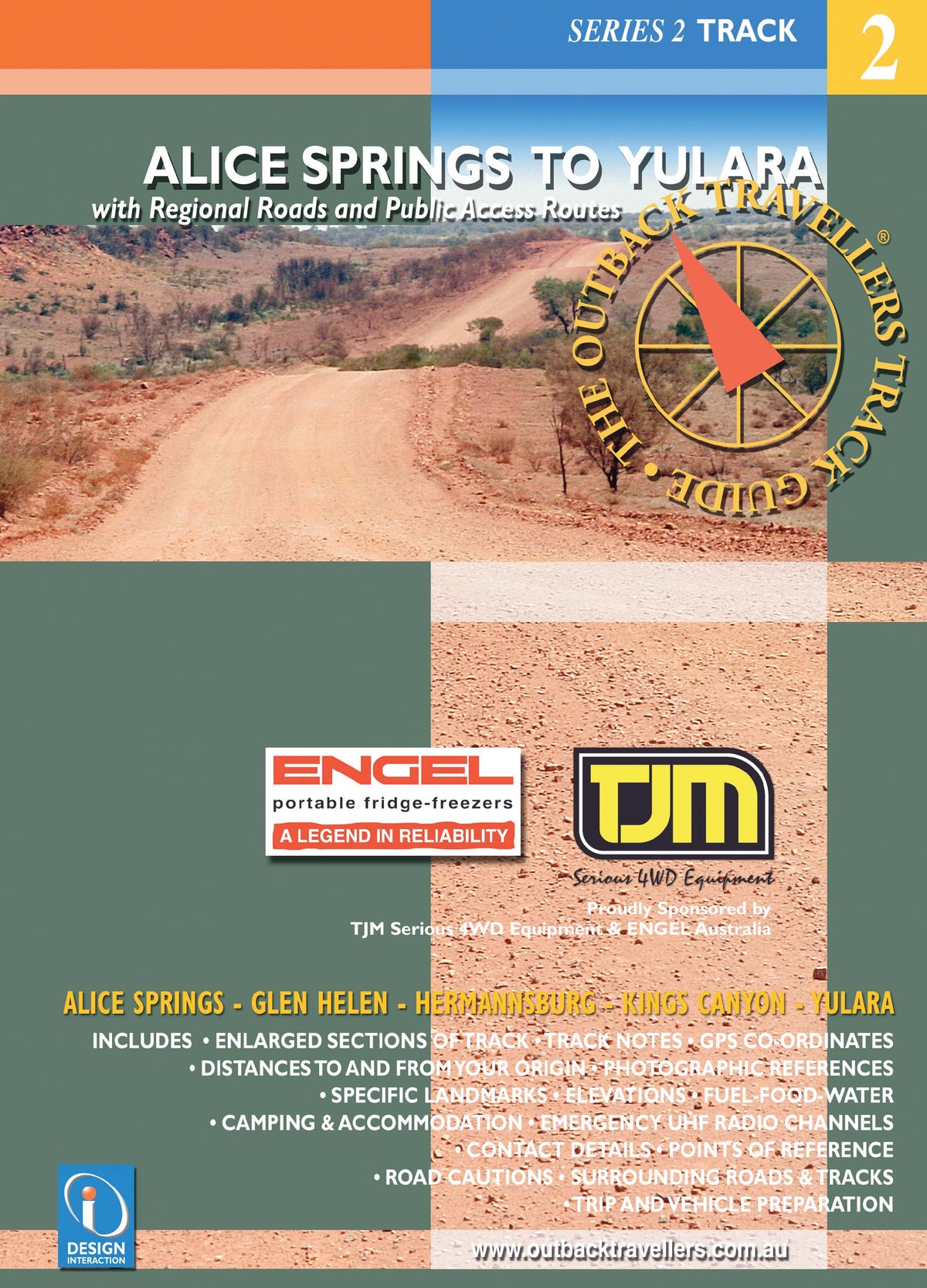 Alice to Yulara (Series 2 Track 2) Map by Design Interaction | Avenza Maps