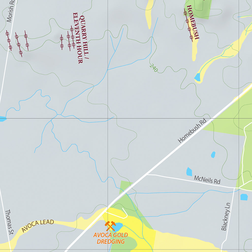 Avoca - Gold Prospecting Map by Signal Prospecting | Avenza Maps