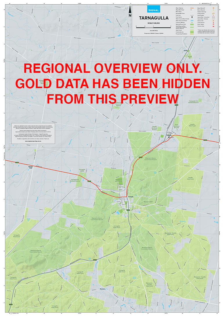 Tarnagulla - Gold Prospecting Map by Signal Prospecting | Avenza Maps
