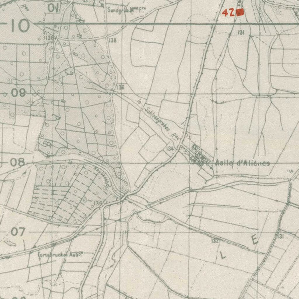 Ligne Maginot Fortifications 1944 - Brumath Map by RAFAELA 1777 ...