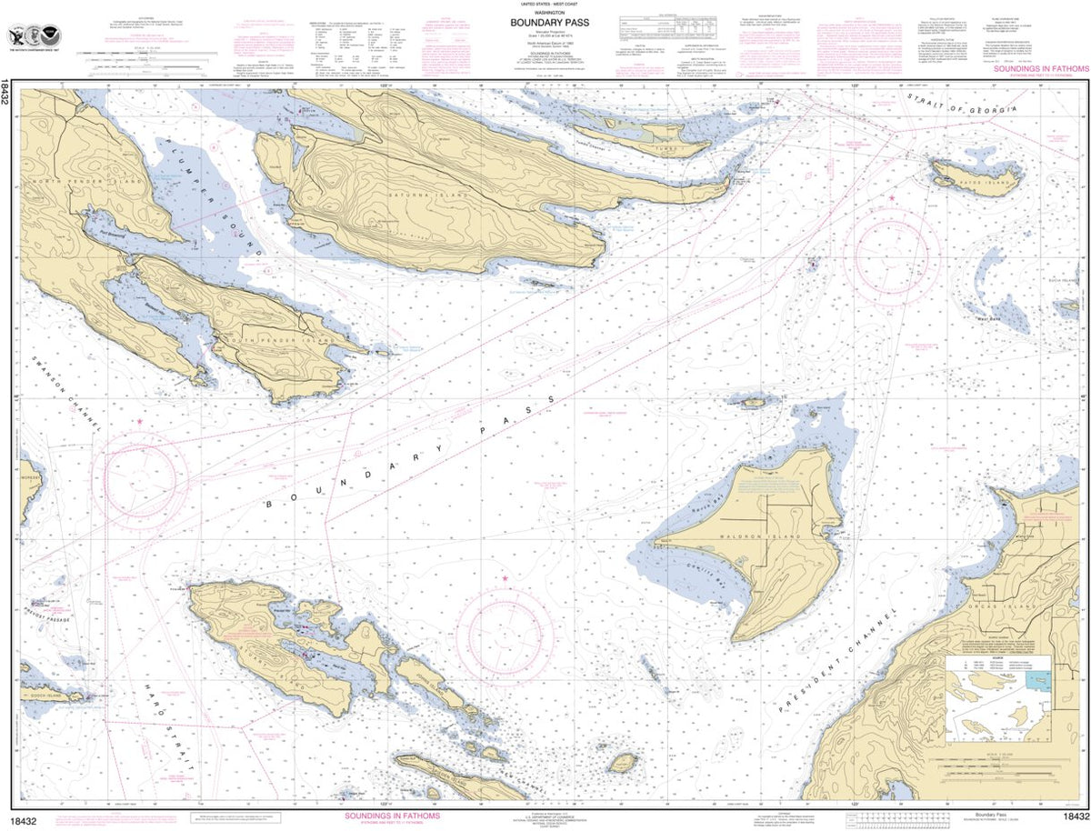Boundary Pass Map by National Oceanographic & Atmospheric ...