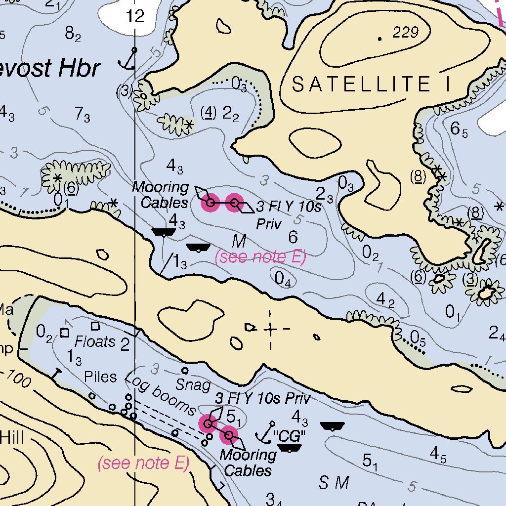 Boundary Pass Map by National Oceanographic & Atmospheric ...