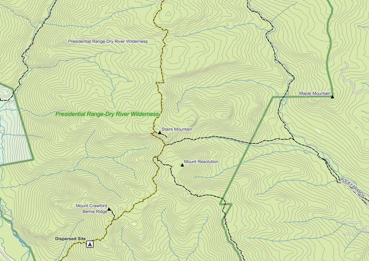 The Cohos Trail Map by Eyes Up Adventures | Avenza Maps