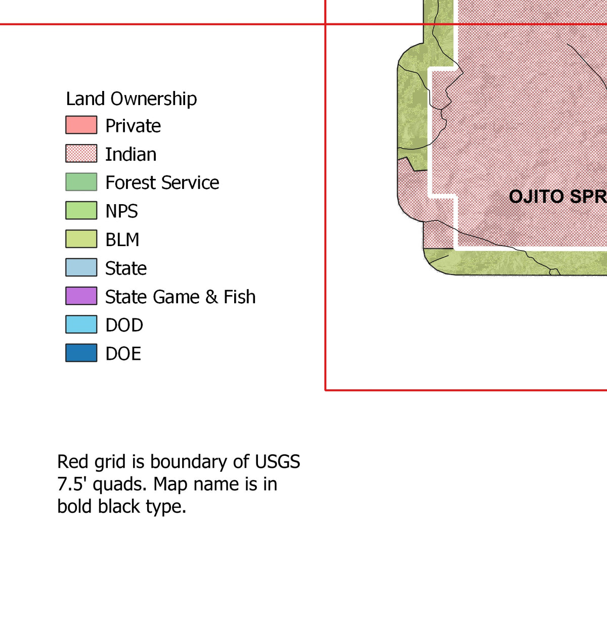 NM Game Management Units 6A, 6B, & 6C Map by Corazon del Bosque ...