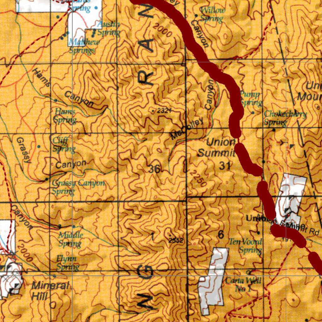 Nevada Unit 65 Land Ownership Map by Nevada HuntData LLC | Avenza Maps