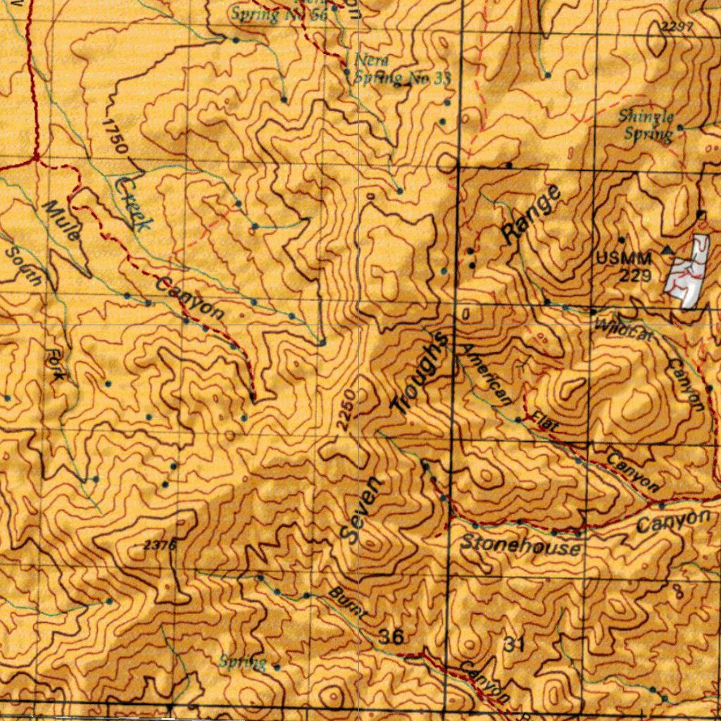 Nevada Unit 43 Land Ownership Map by Nevada HuntData LLC | Avenza Maps
