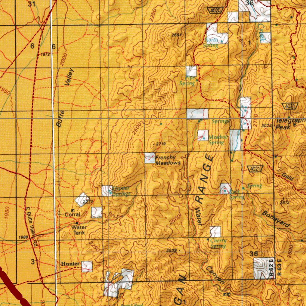Nevada Unit 104 Land Ownership Map by Nevada HuntData LLC | Avenza Maps