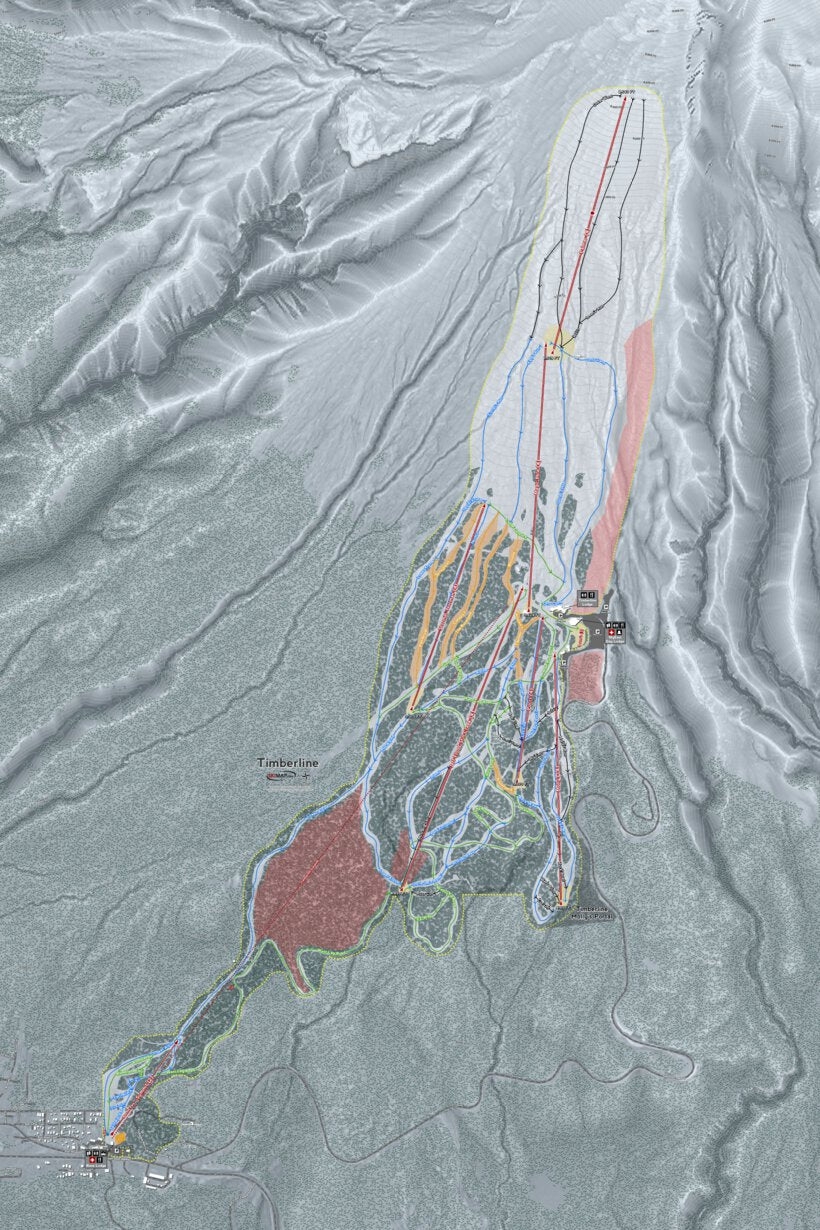 Timberline Resort Map by Mapsynergy | Avenza Maps