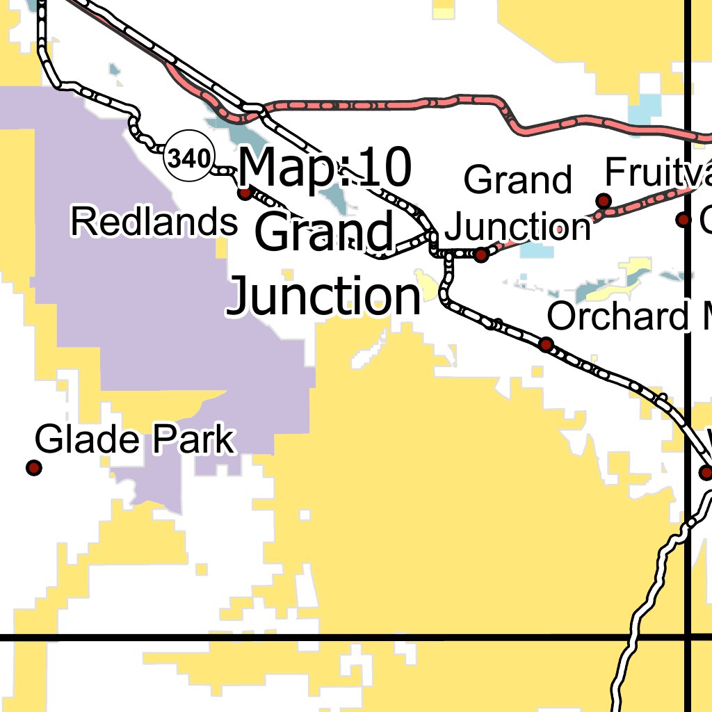 BLM CO GJFO Travel Management Overview Map Index by Bureau of Land ...