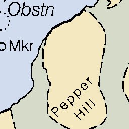 Tres Palacios Bay Map by National Oceanographic & Atmospheric ...