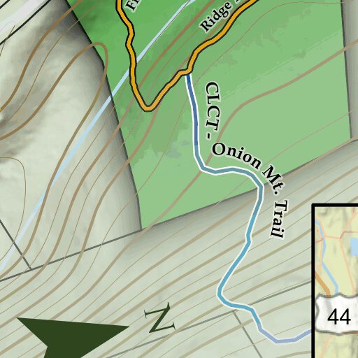 Roaring Brook Nature Center Map by Canton Land Conservation Trust ...