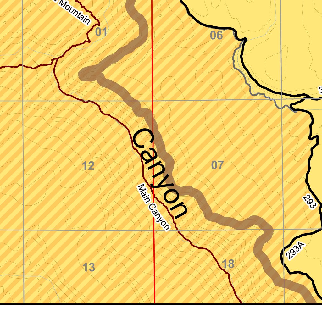 BLM CO GJFO Travel Management Map 6 De Beque by Bureau of Land ...